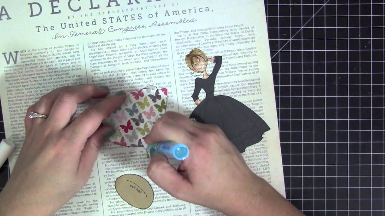 August 2015 | Paper Doll Layout - YouTube