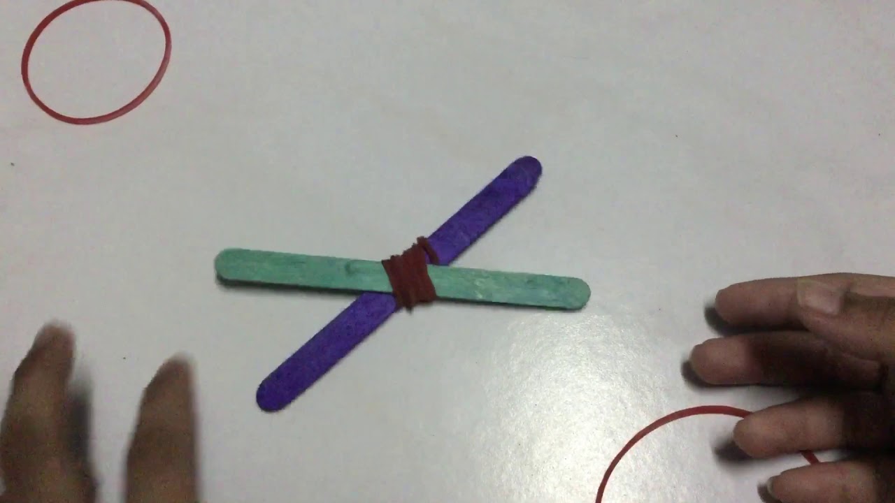 How to make a stick boomerang fly far - YouTube