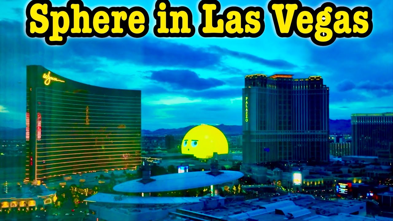 Las Vegas Day 3. Sphere in Las Vegas from Trump International Hotel Las ...