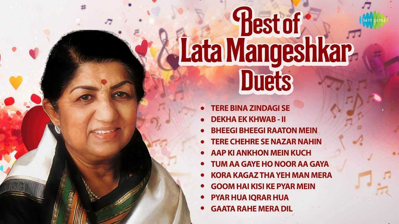 Best Of Lata Mangeshkar - Duets | Tere Bina Zindagi Se | Dekha Ek Khwab ...