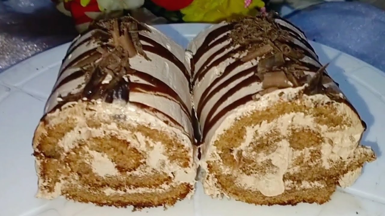 The Best Chocolate Cake Roll Recipe 😍 Super Soft Chocolate Swiss Roll ...