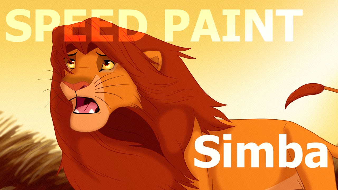 Simba Speed Paint - YouTube