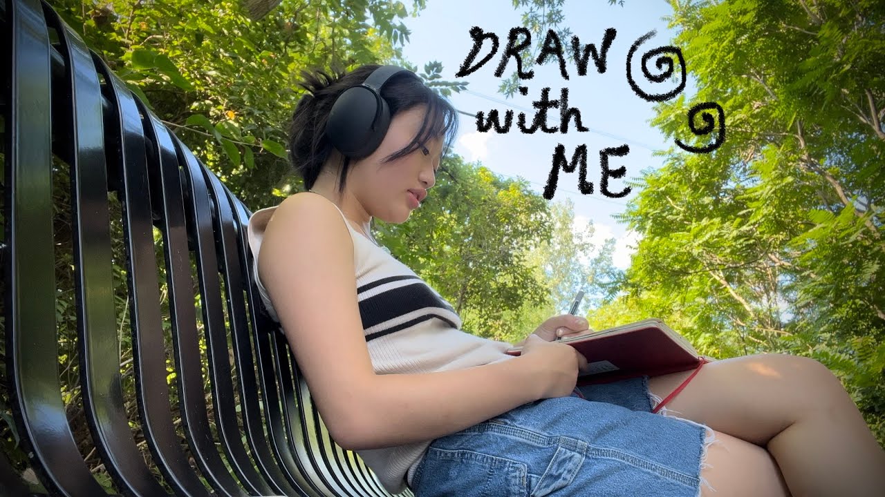 draw with me + life ramble - YouTube