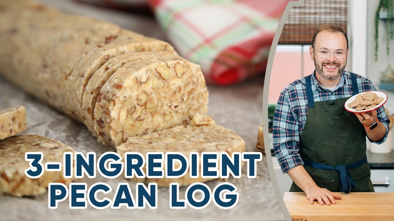 3-Ingredient Pecan Log - YouTube