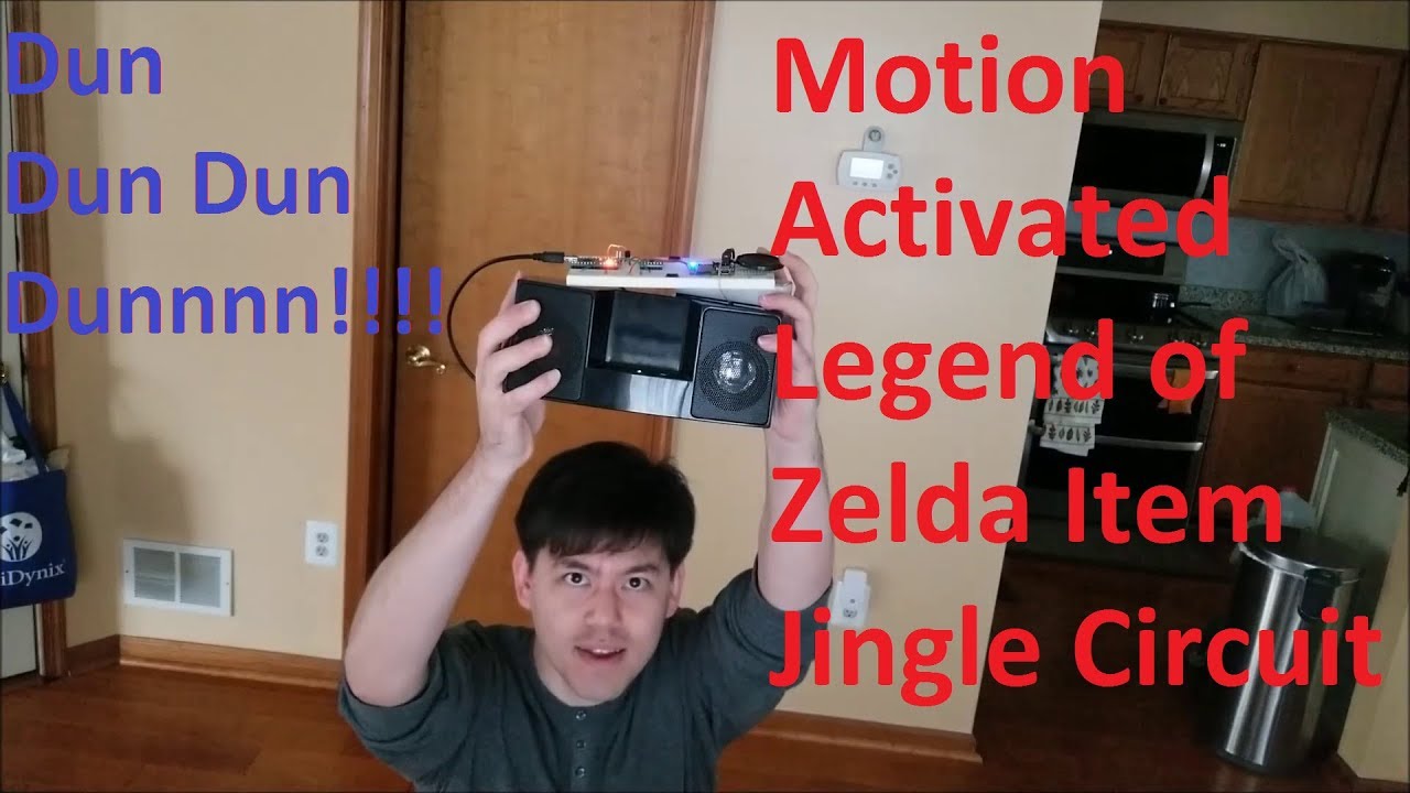 Let's Make: Motion Activated Legend of Zelda Item Jingle Circuit - YouTube