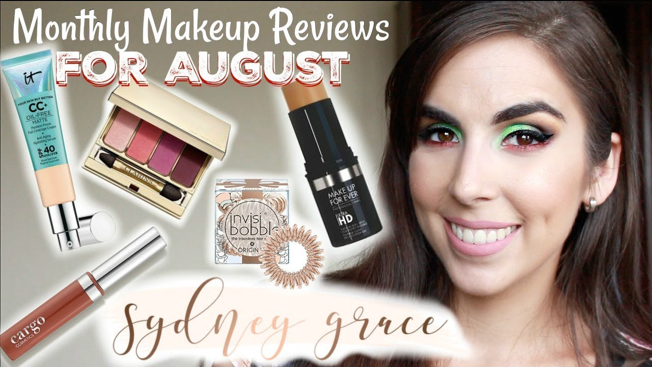 Monthly Makeup Review | August 2018 | Sydney Grace, IT Cosmetics, Make ...