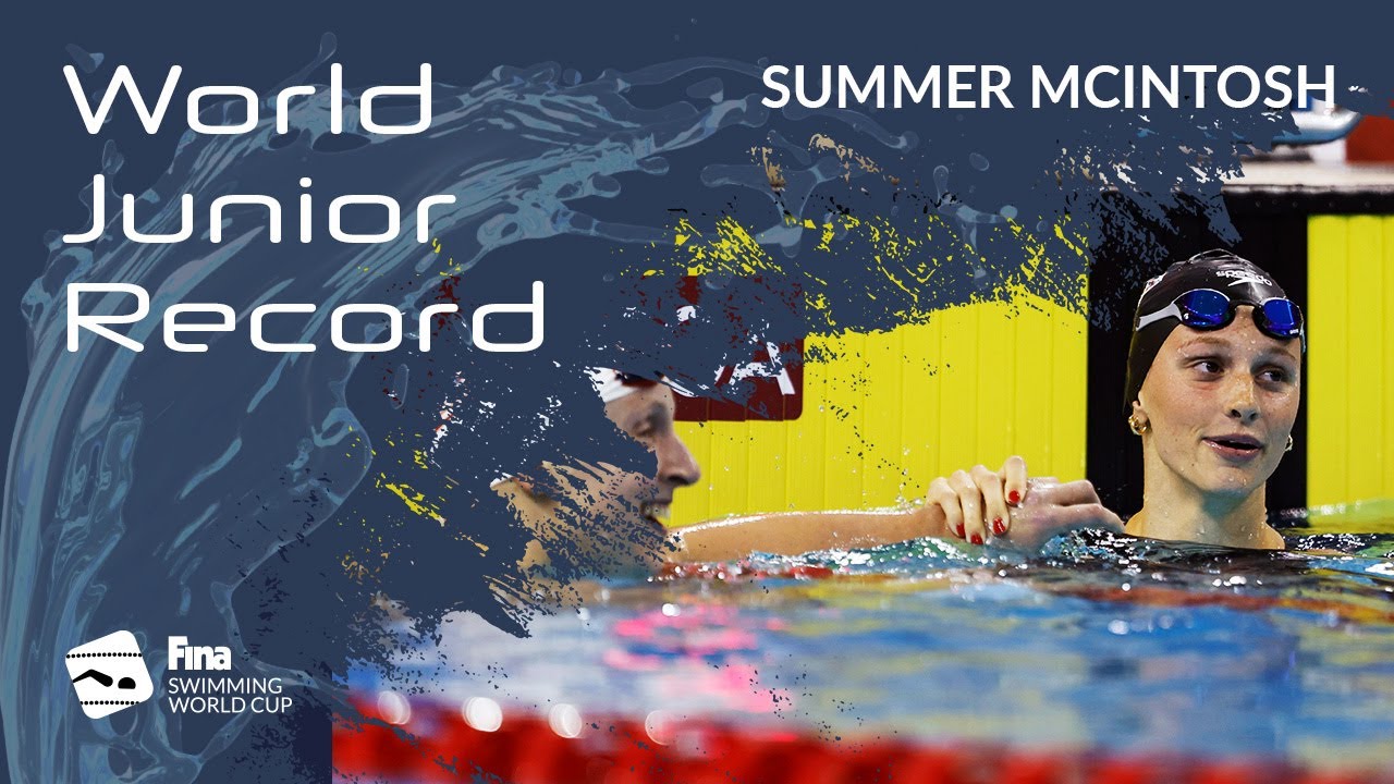 World Junior Record | Women's 400m Freestyle | #swimming World Cup 🏆 ...