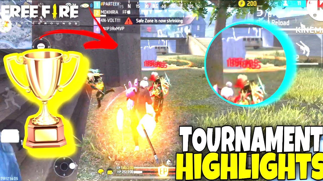 TOURNAMENT HIGHLIGHTS BY MOKHRIA FF | BEST PLAYER | FREE FIRE MAX 🔥 ...