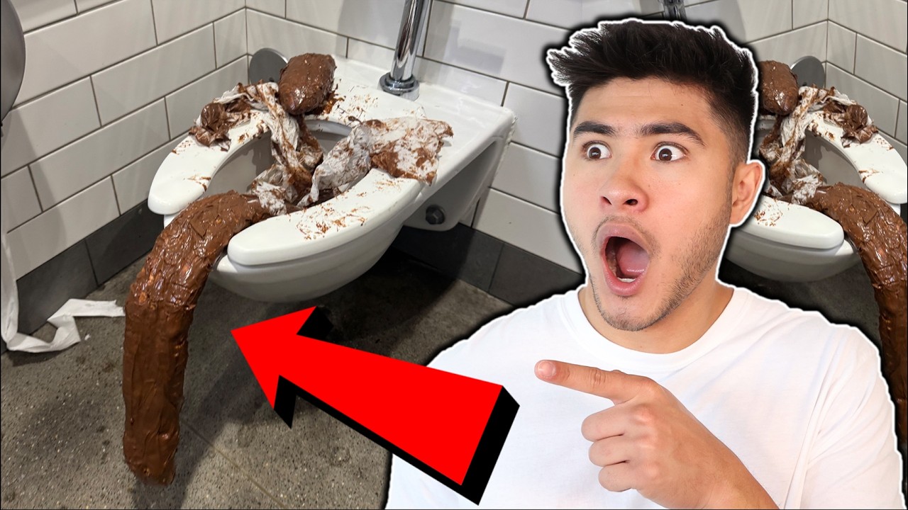 FAKE POOP in STORES PRANK! - YouTube