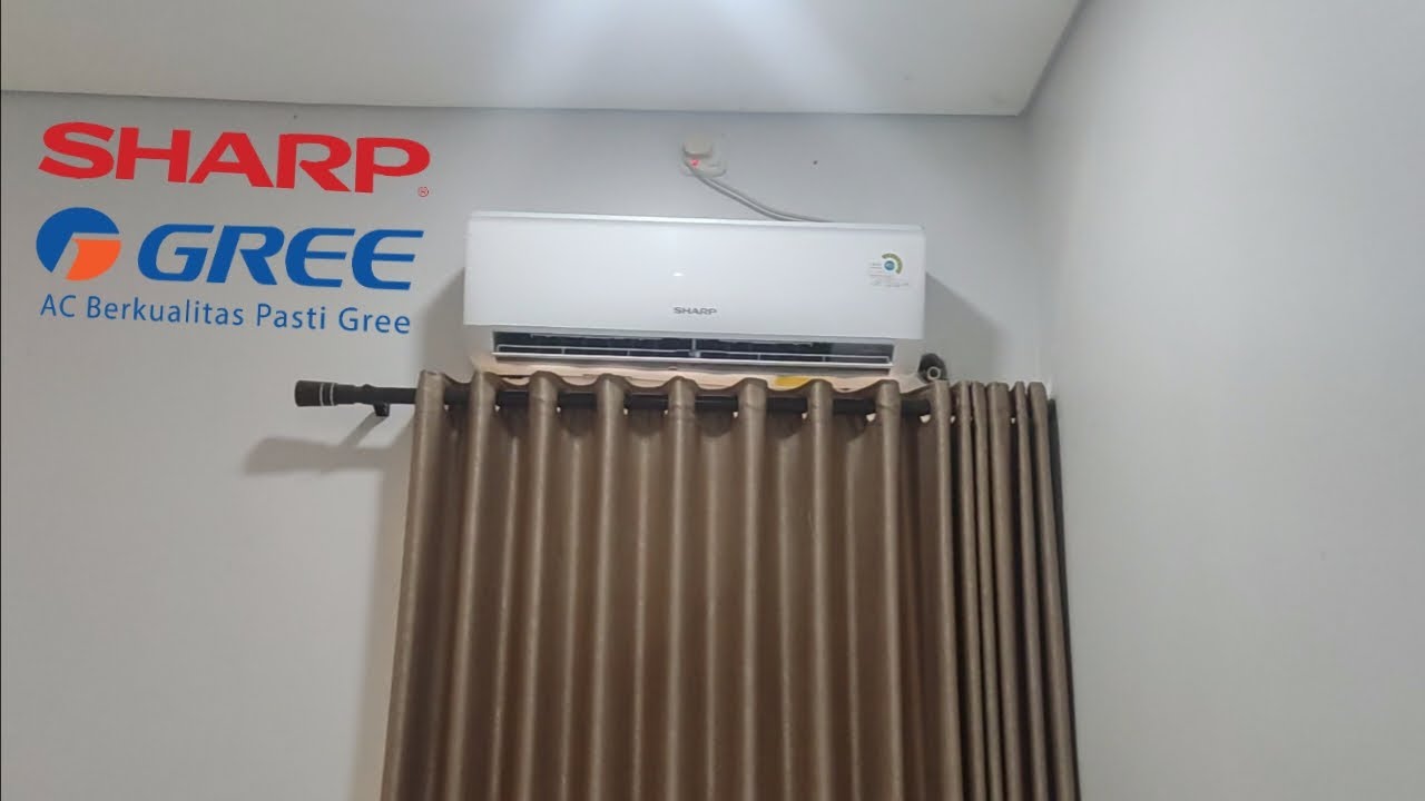 Sharp Mini split air conditioner - YouTube