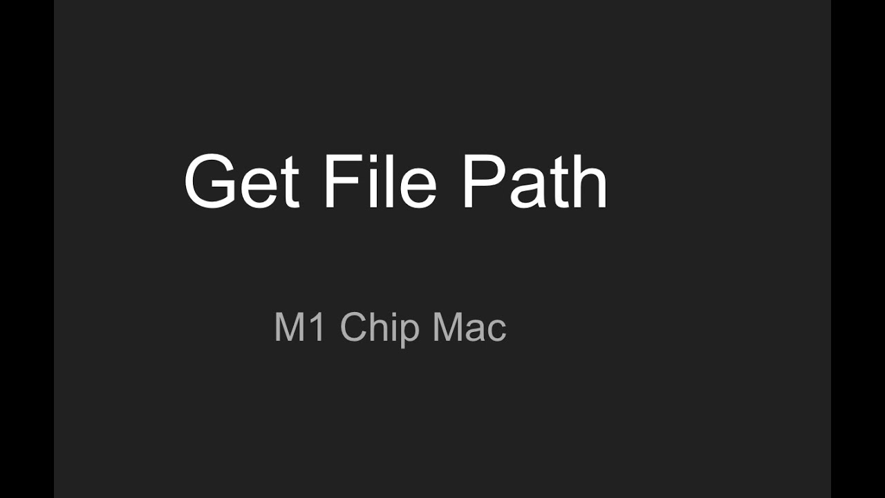 Fastest Way To Copy File Path On Mac M1 How To Find Path Of A File Fastest Way To Copy File Path On Mac M1 How To Find Path Of A File