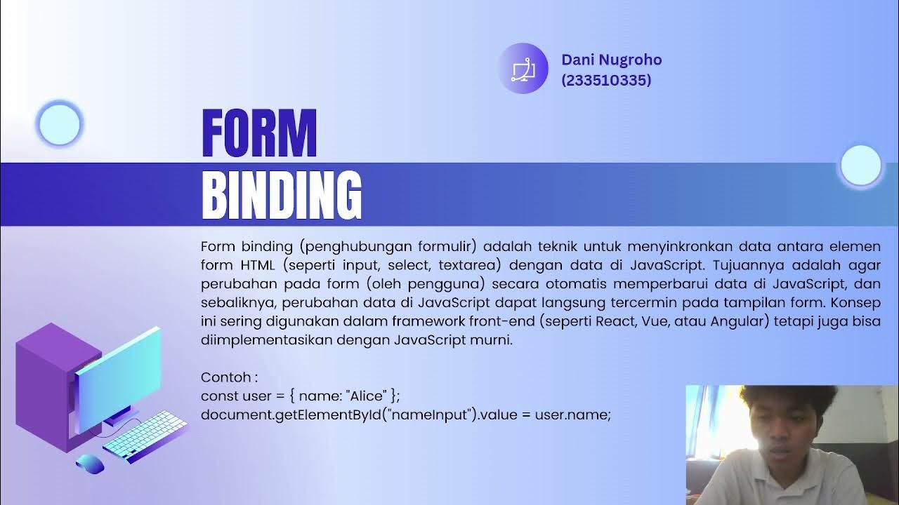 Introduction Vue JS - Dani Nugroho 233510335 - YouTube