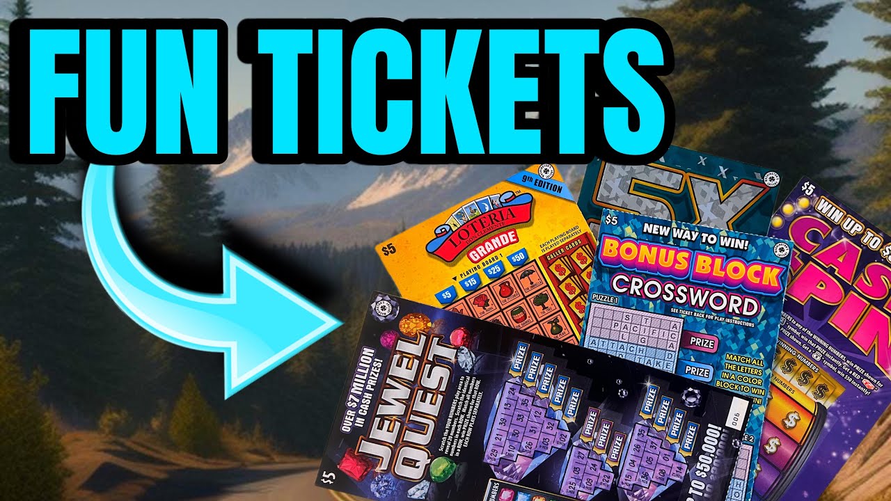 FUN LOTTERY SCRATCH OFF TICKETS - YouTube