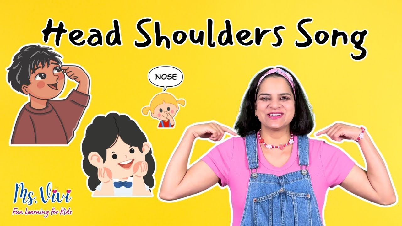 Sing Head Shoulders Song with Ms Vivi - Toddler Learning Body Parts ...