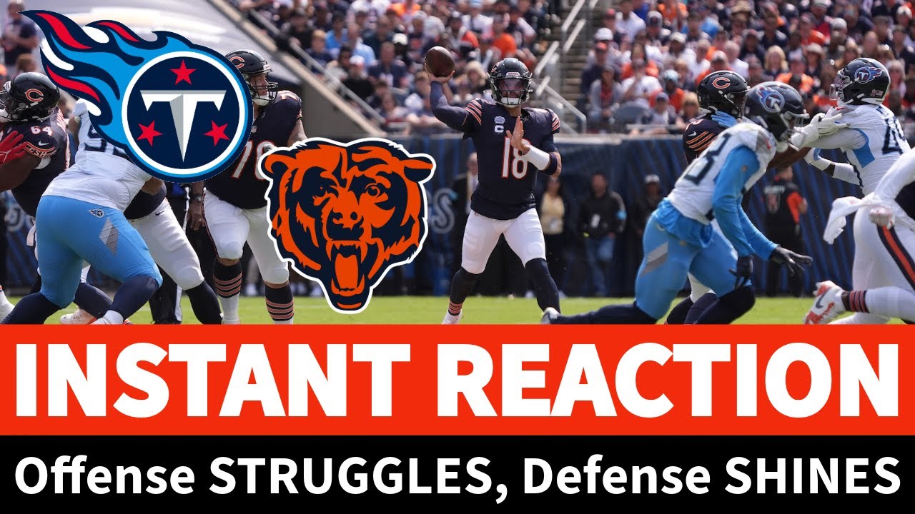 WHAT JUST HAPPENED 😳 Bears Complete HUGE COMEBACK WIN vs. Titans! - YouTube
