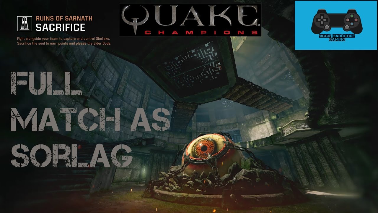 Quake Champions - Sacrifice full match as Sorlag - Ruins of Sarnath ...