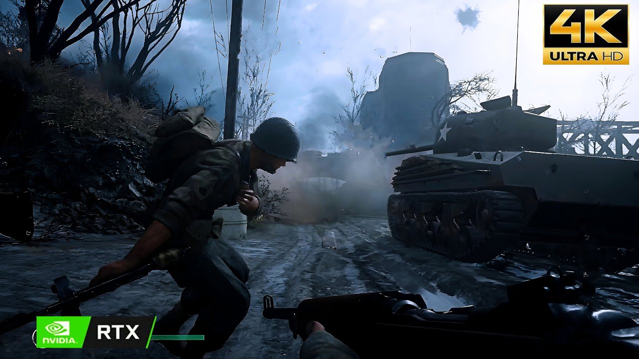 LAST MISION COD WWII | Realistic Immersive Ultra Graphics Gameplay [4K ...