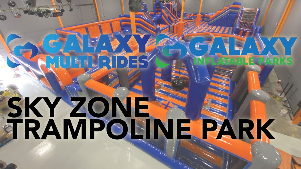 Sky Zone InflataPark - Galaxy Inflatable Parks - YouTube