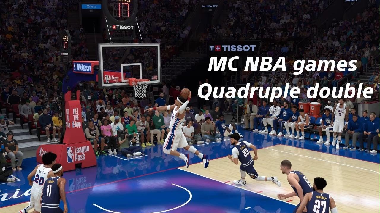 NBA 2K26_MC NBA games 1C34 DEN Quadruple double - YouTube