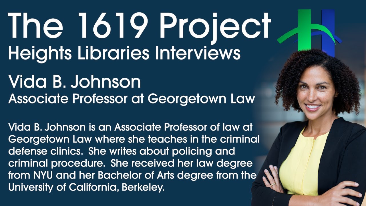 1619 Project Interviews - Vida Johnson - Police Bias - YouTube