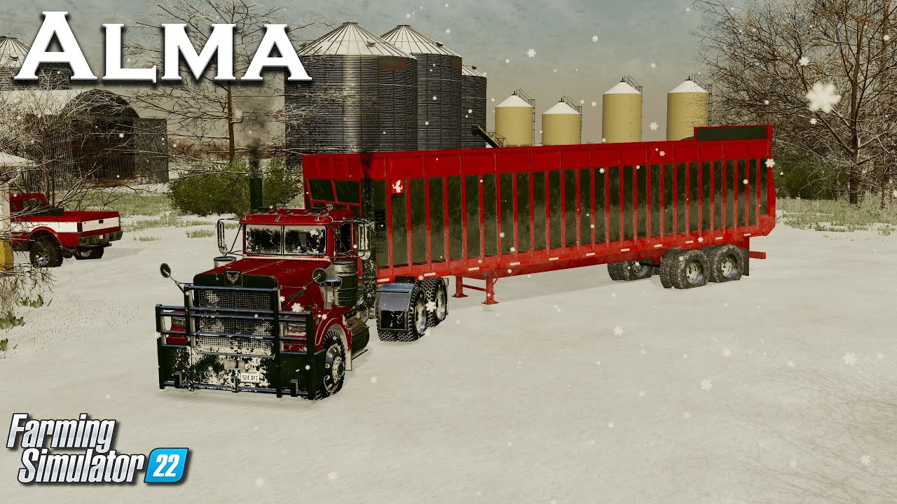 I went from Broke To a Millionaire in a Snow Storm!! Alma Missouri Fs22 ...