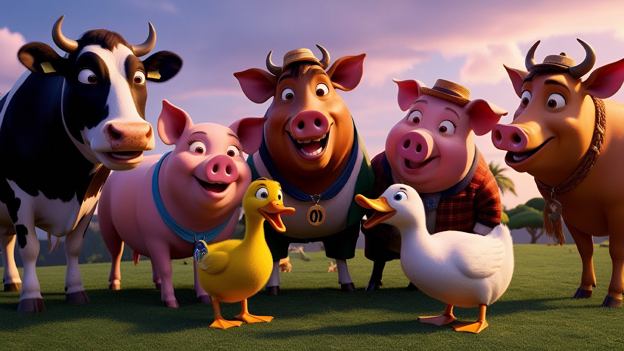 The Friendly Farm Song | Nursery Rhyme For Kids | Children Songs ...