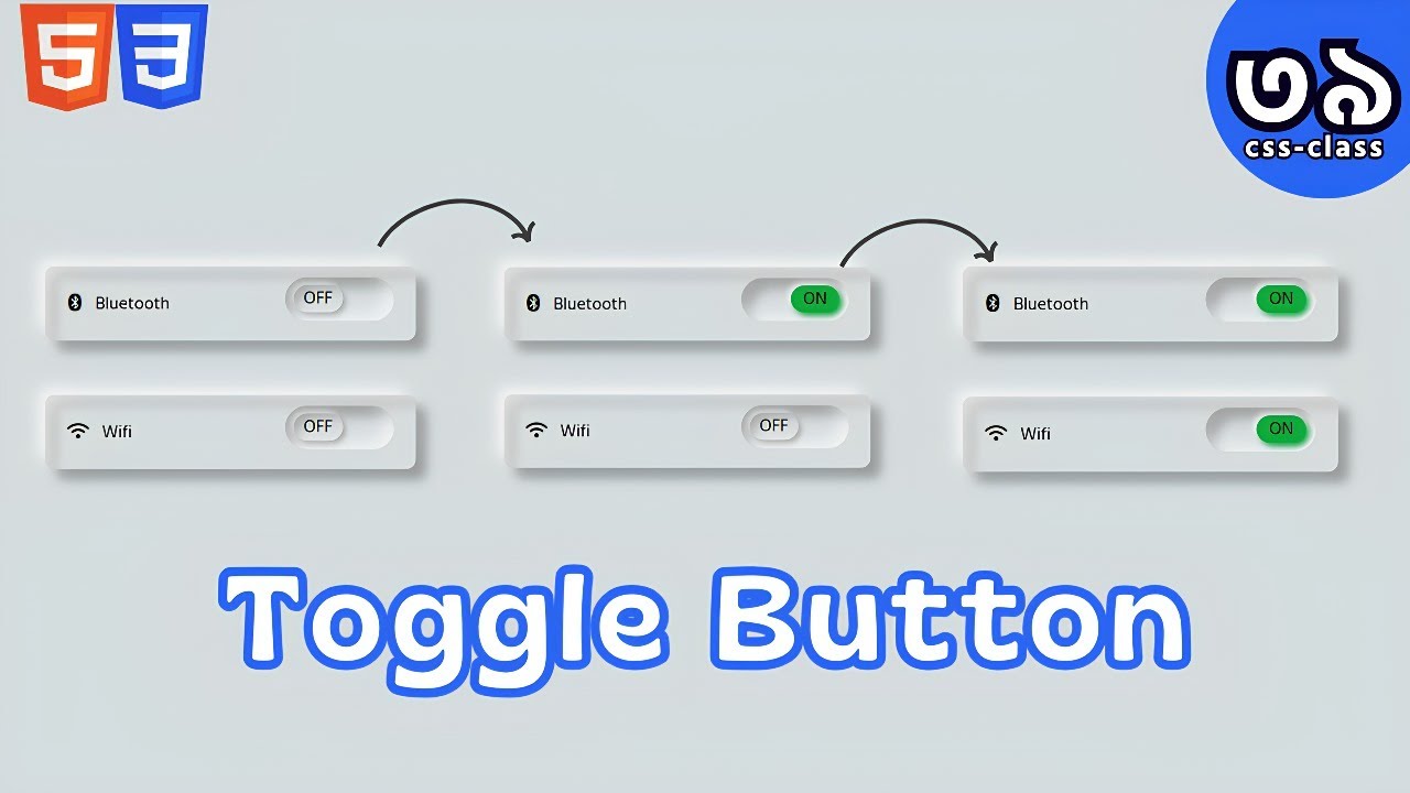 Create Toggle Checkbox Button Using Html And Css Only Class প্রজেক্ট 6503