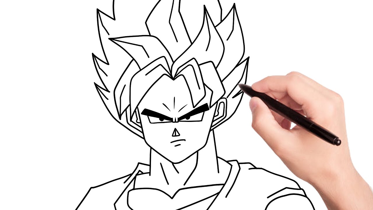 Learn How to Draw Goku: Easy Step-by-Step Tutorial - YouTube