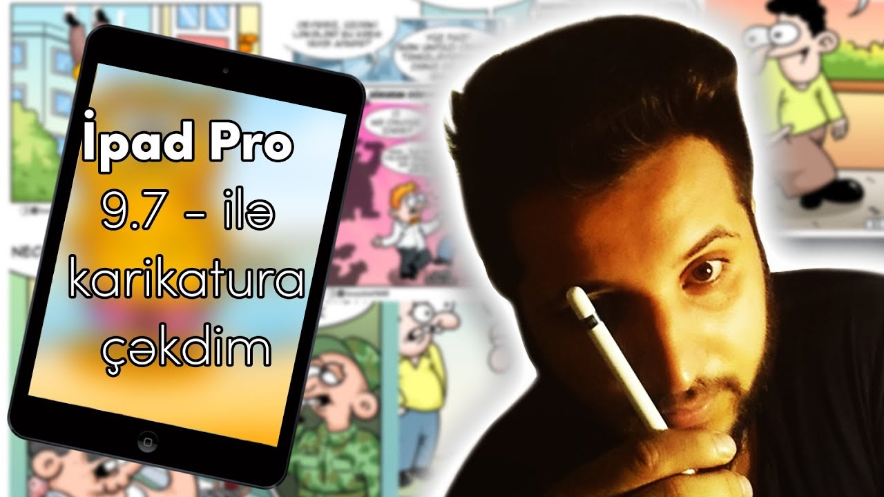 How to draw a cartoon with iPad pro 9.7? - YouTube