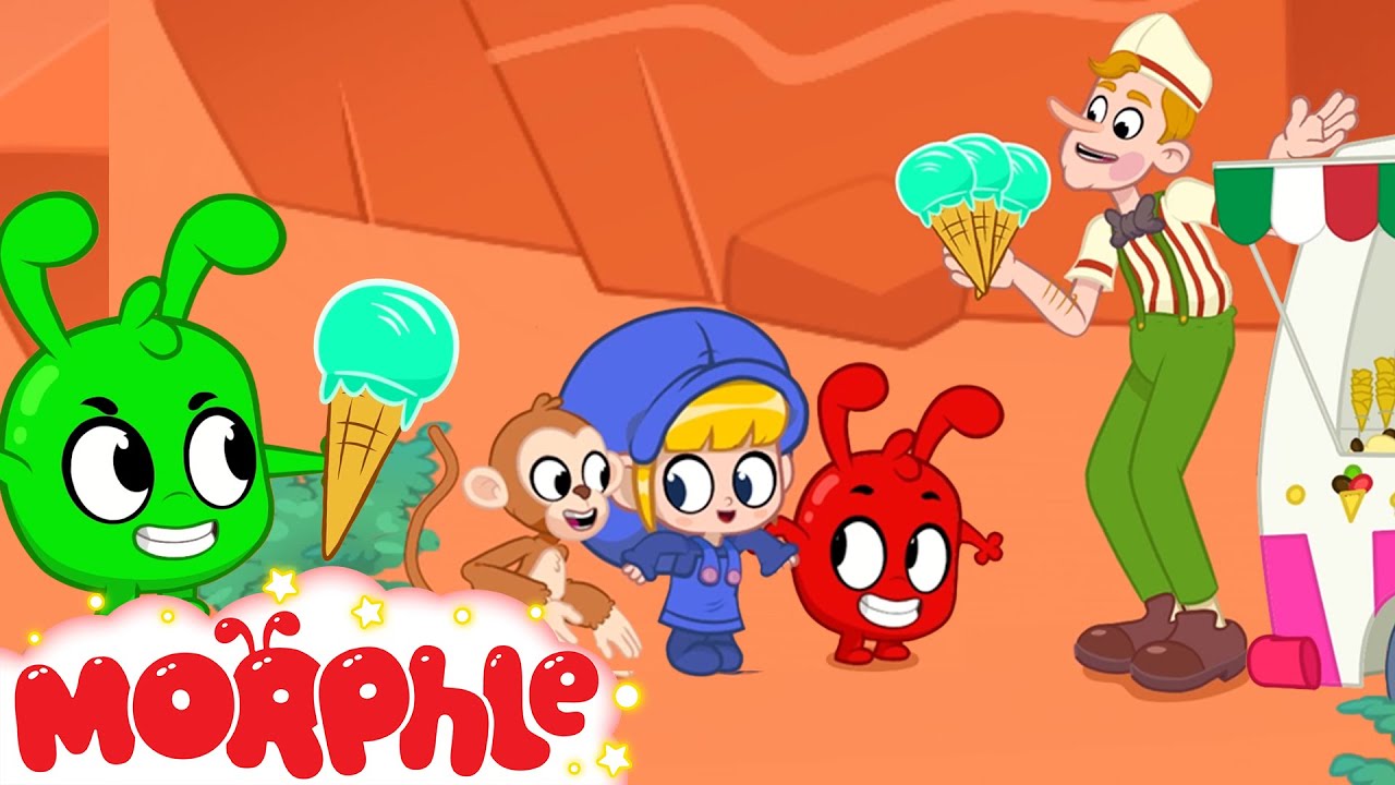 Morphle and Orphle Icecream Race | Fun Animal Cartoons | @MorphleTV ...