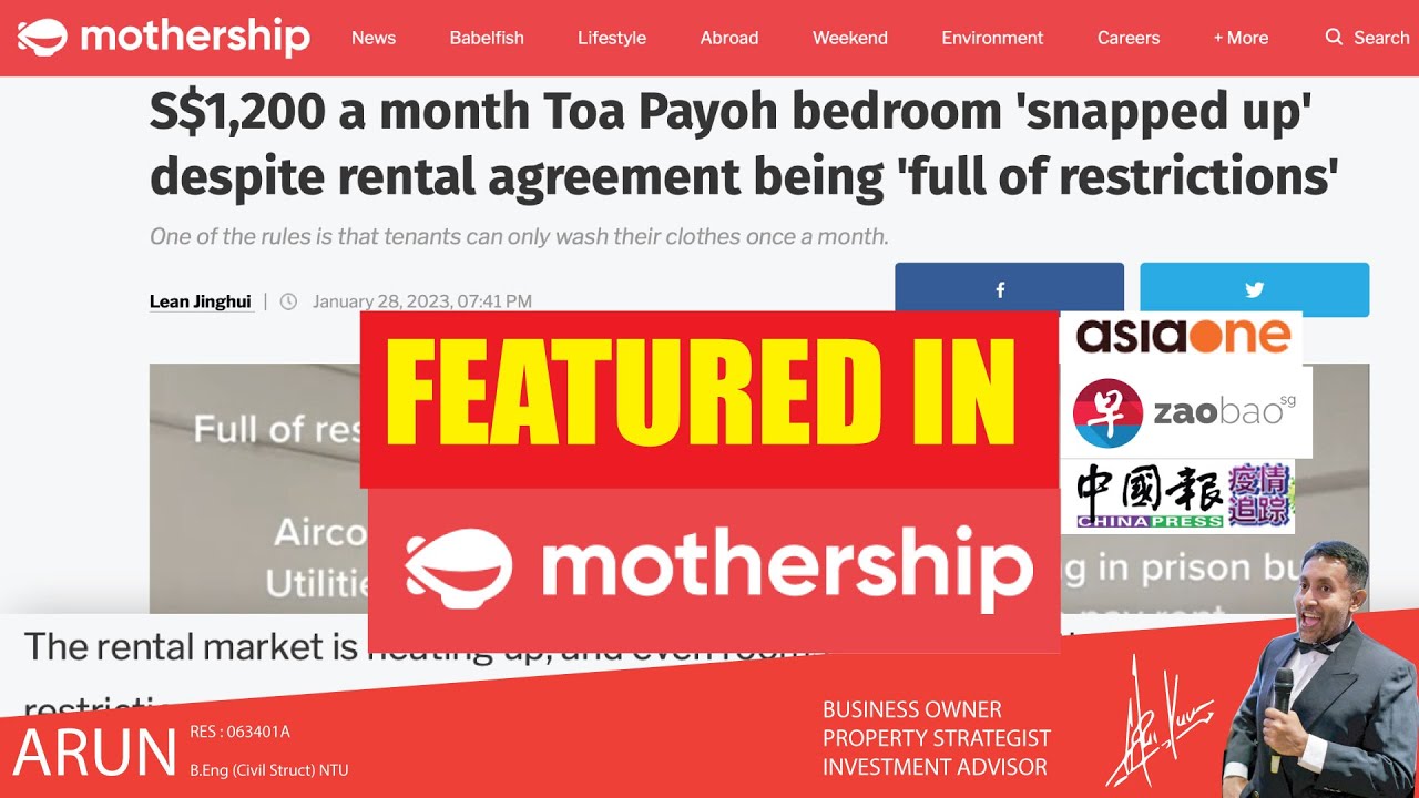 Featured on Mothership Singapore - An online News Channel - YouTube