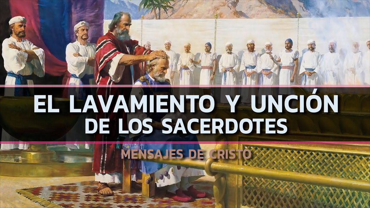 La Fuente de Bronce, el Lavamiento y Unción de los Sacerdotes - YouTube