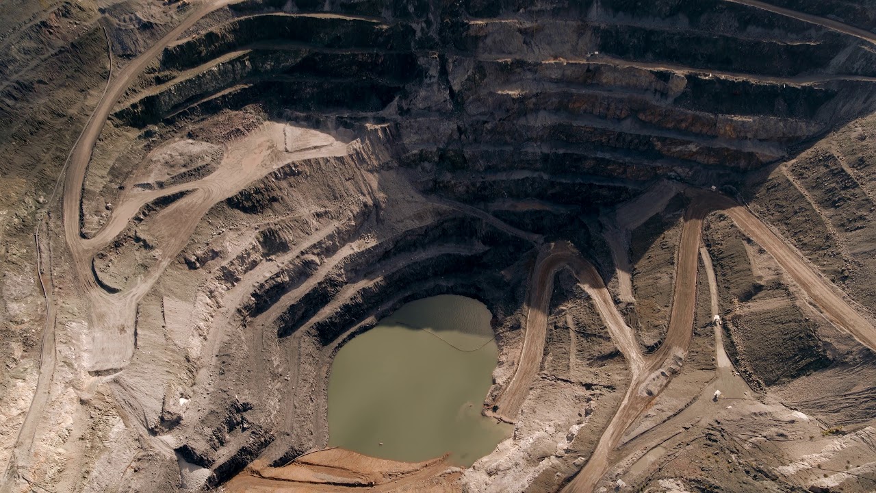 Quarry Aerial Imagery 4K - YouTube