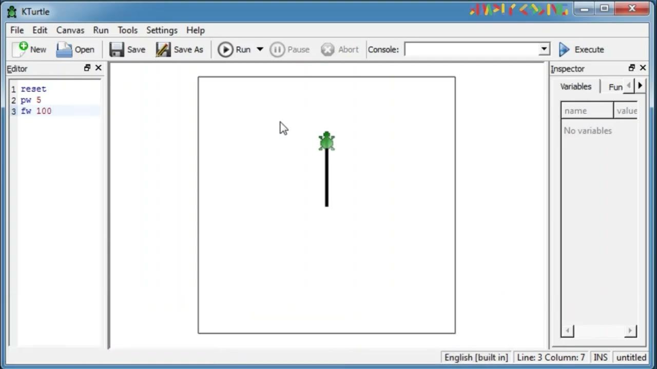 Kturtle commands - YouTube
