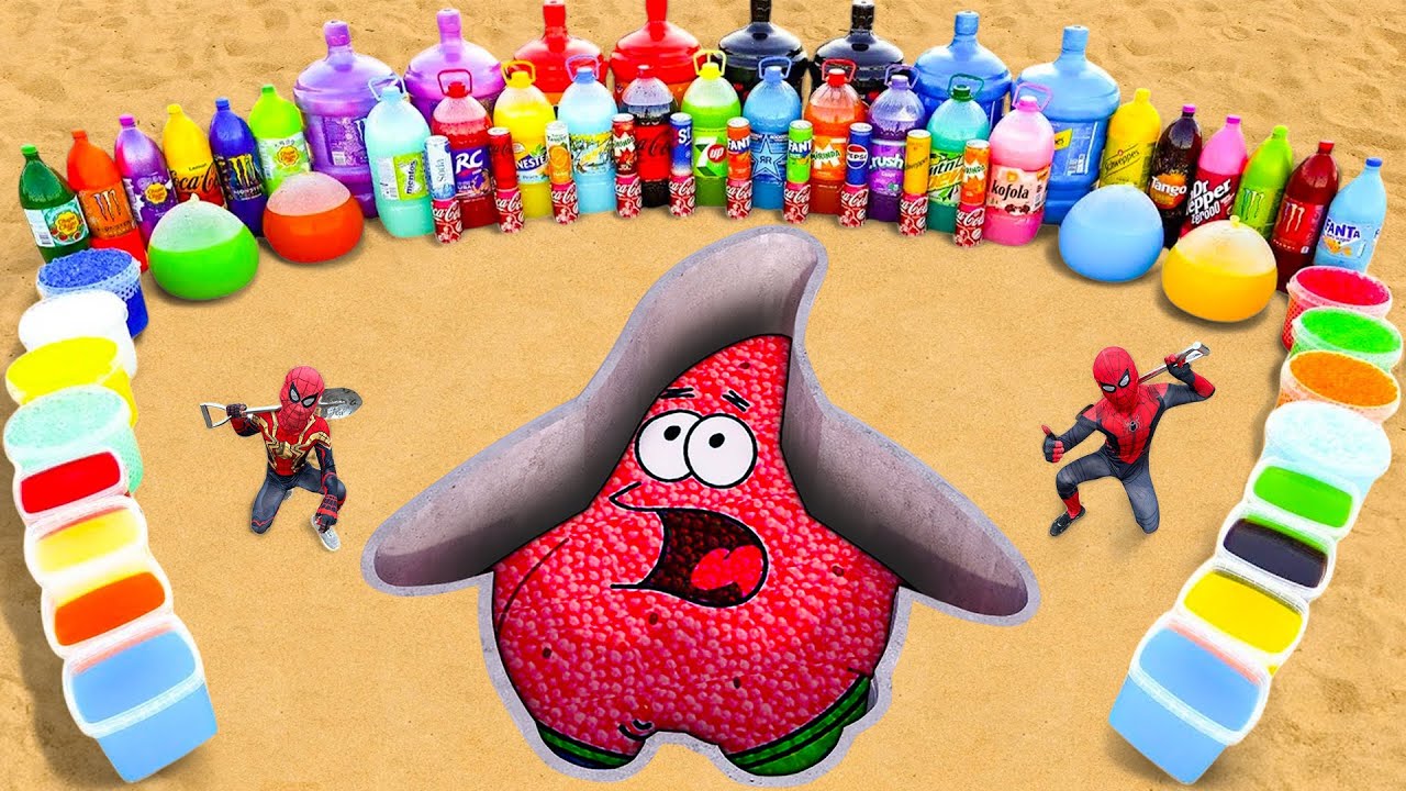 How to make Patrick Star in SpongeBob SquarePants with Balloons Soda ...