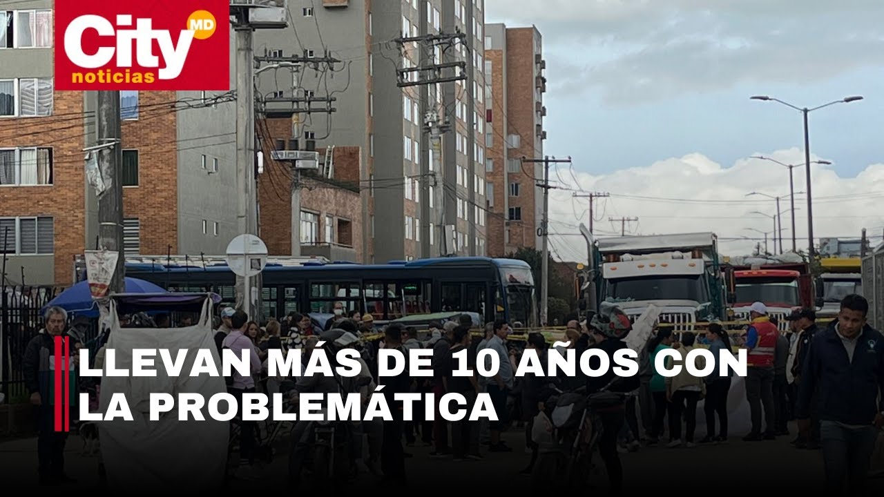 Protesta y bloqueos en Fontibón por el crítico estado de la malla vial ...