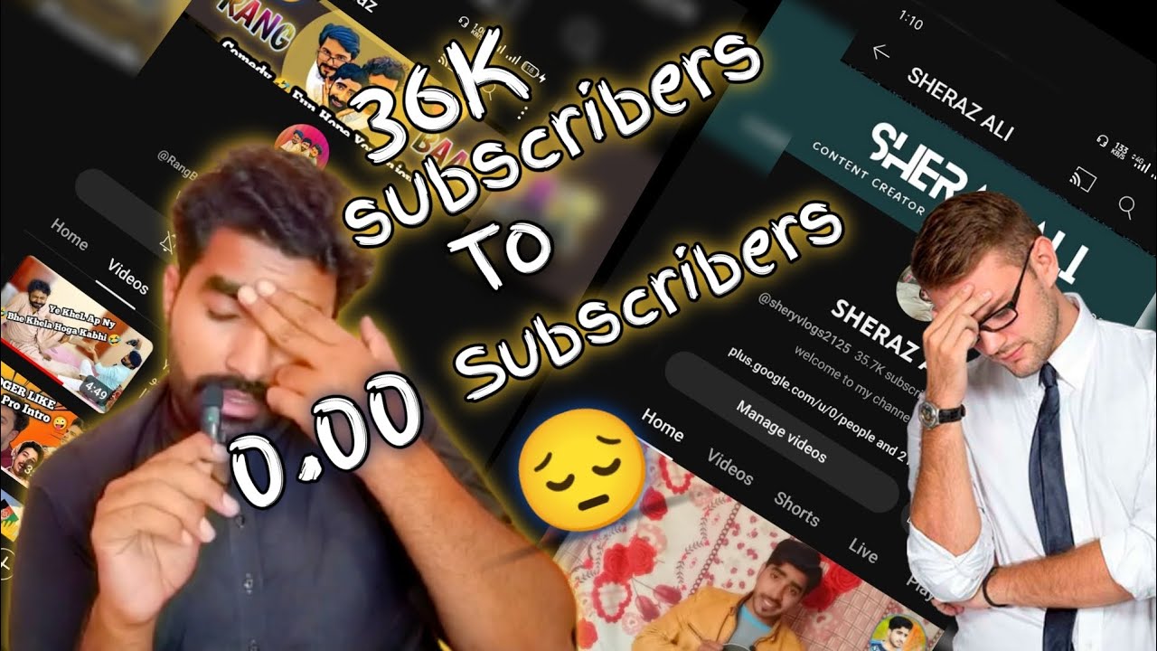 36K Subscribers To Zero 0.00 Subscribers My YouTube journey😔 - YouTube