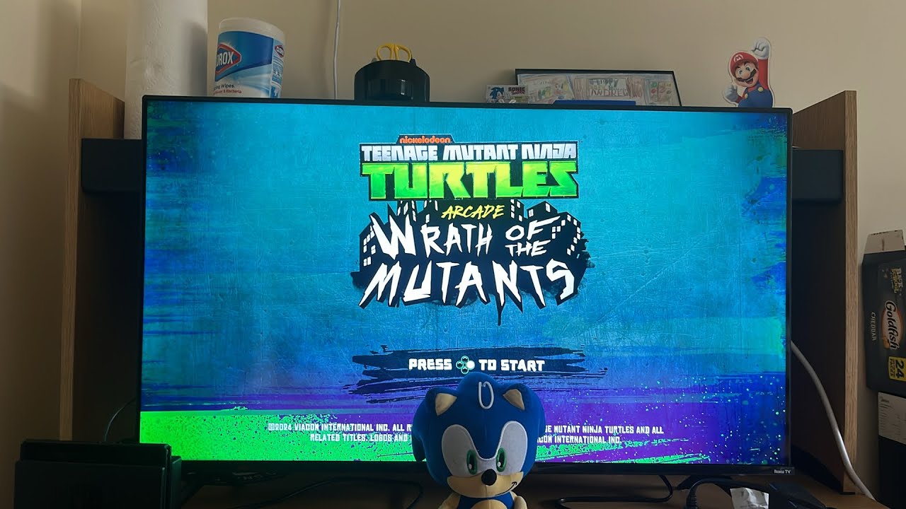 Sonic the Hedgehog plays Teenage Mutant Ninja Turtles: Wrath of the ...