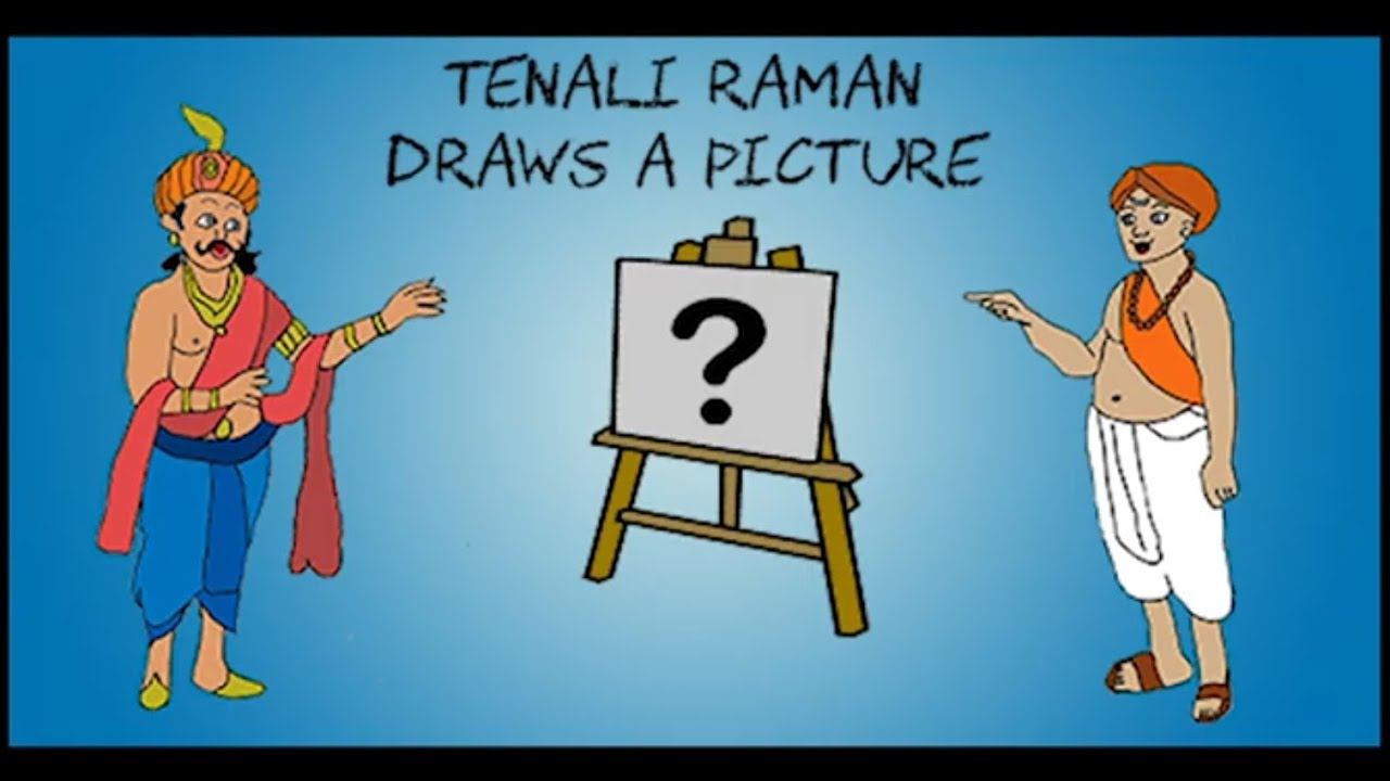 TENALI RAMAN DRAWS A PICTURE - YouTube