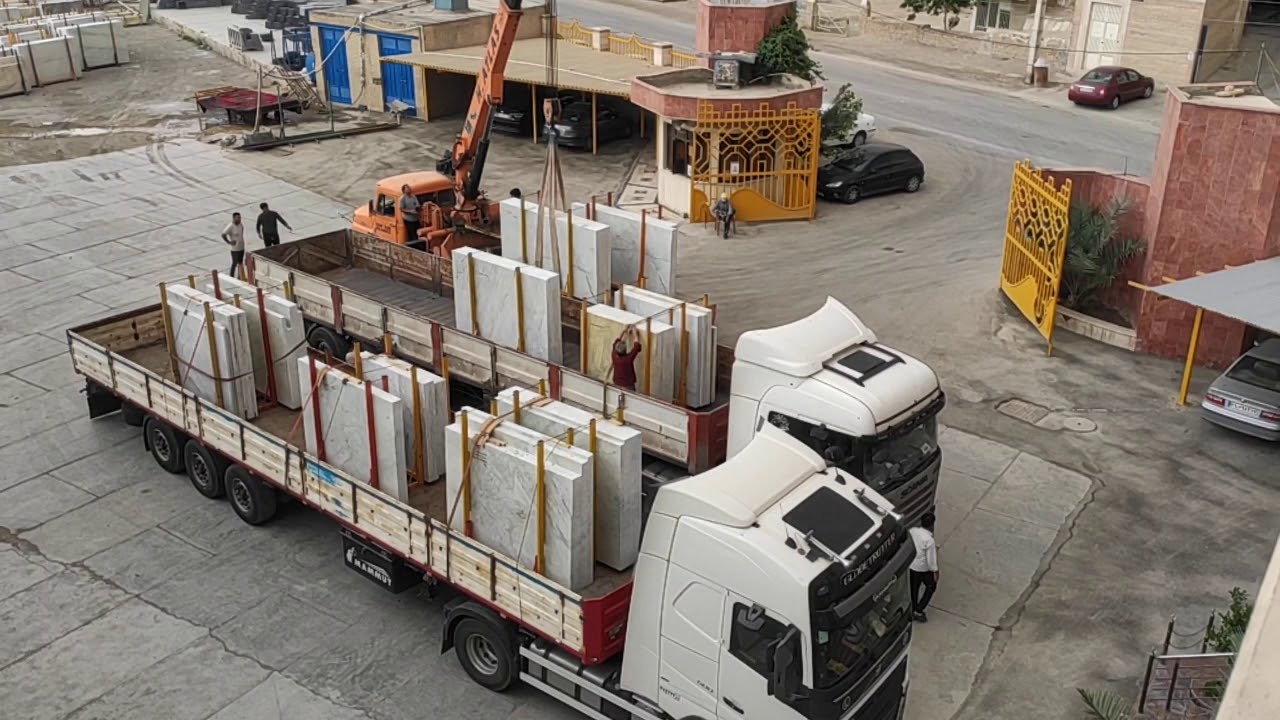 White Marble Shipping address to Sharjah in UAE - YouTube