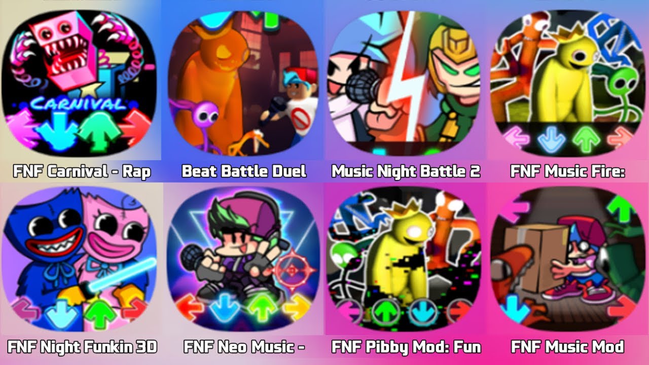 FNF Nightmare, FNF Carnival, Rap Battle, Beat Battle Duel, Music Night ...