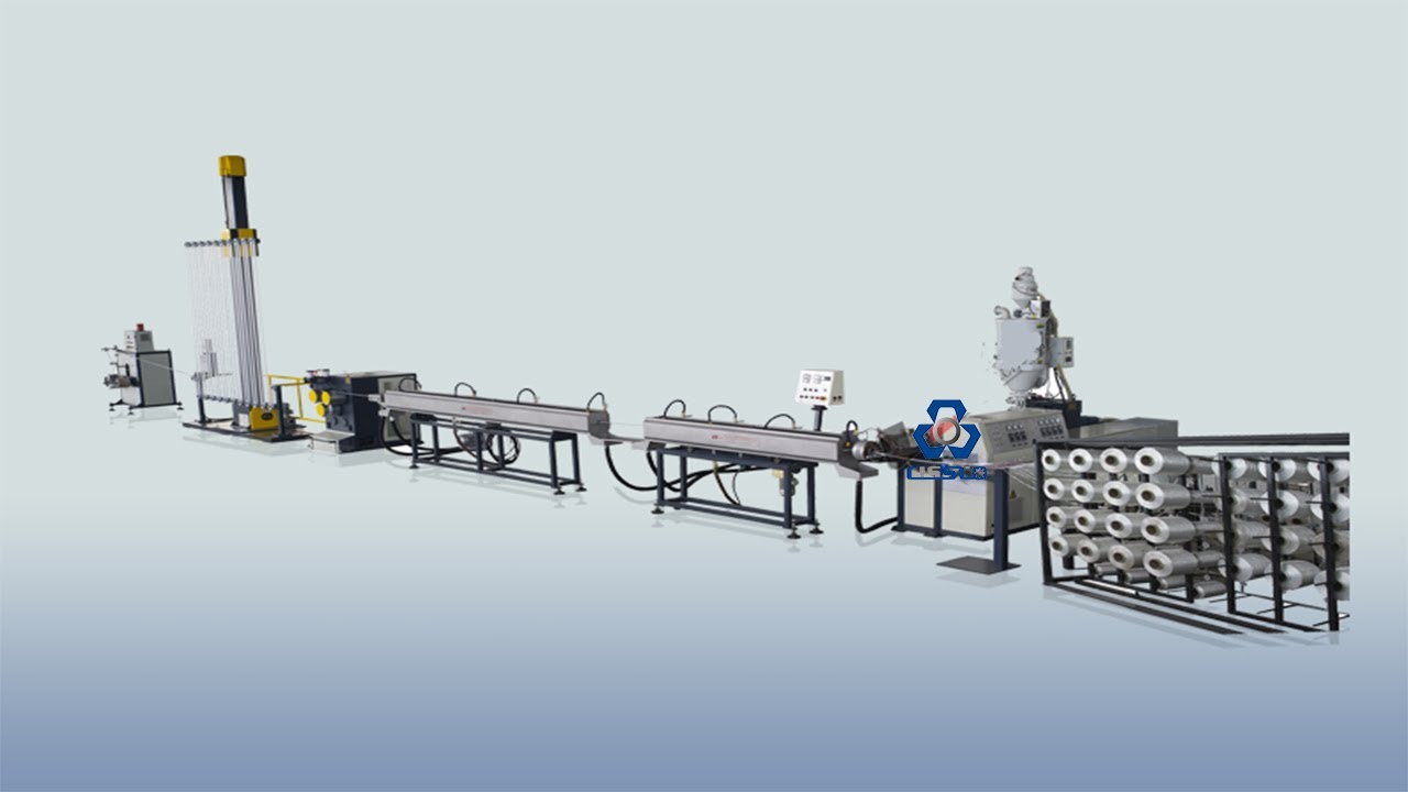 Composite strap machine for fiber | yarn reinforced cord strapping band ...