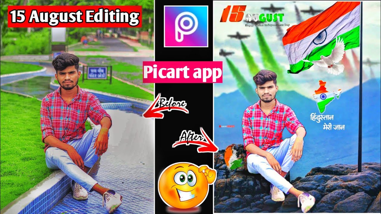 15 August Independence Day 🇮🇳 Photo Editing tutorial ||15th August ...
