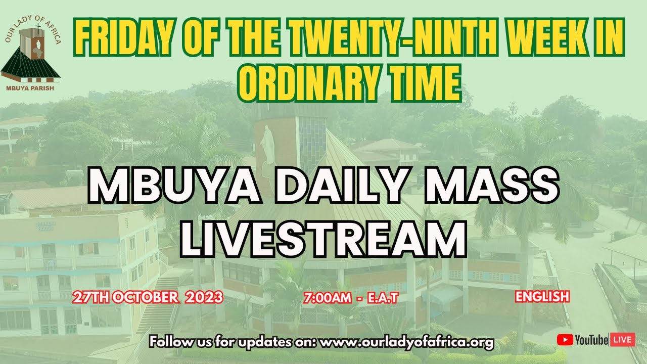 Catholic Daily TV Mass Online | Friday 27th October 2023 - YouTube