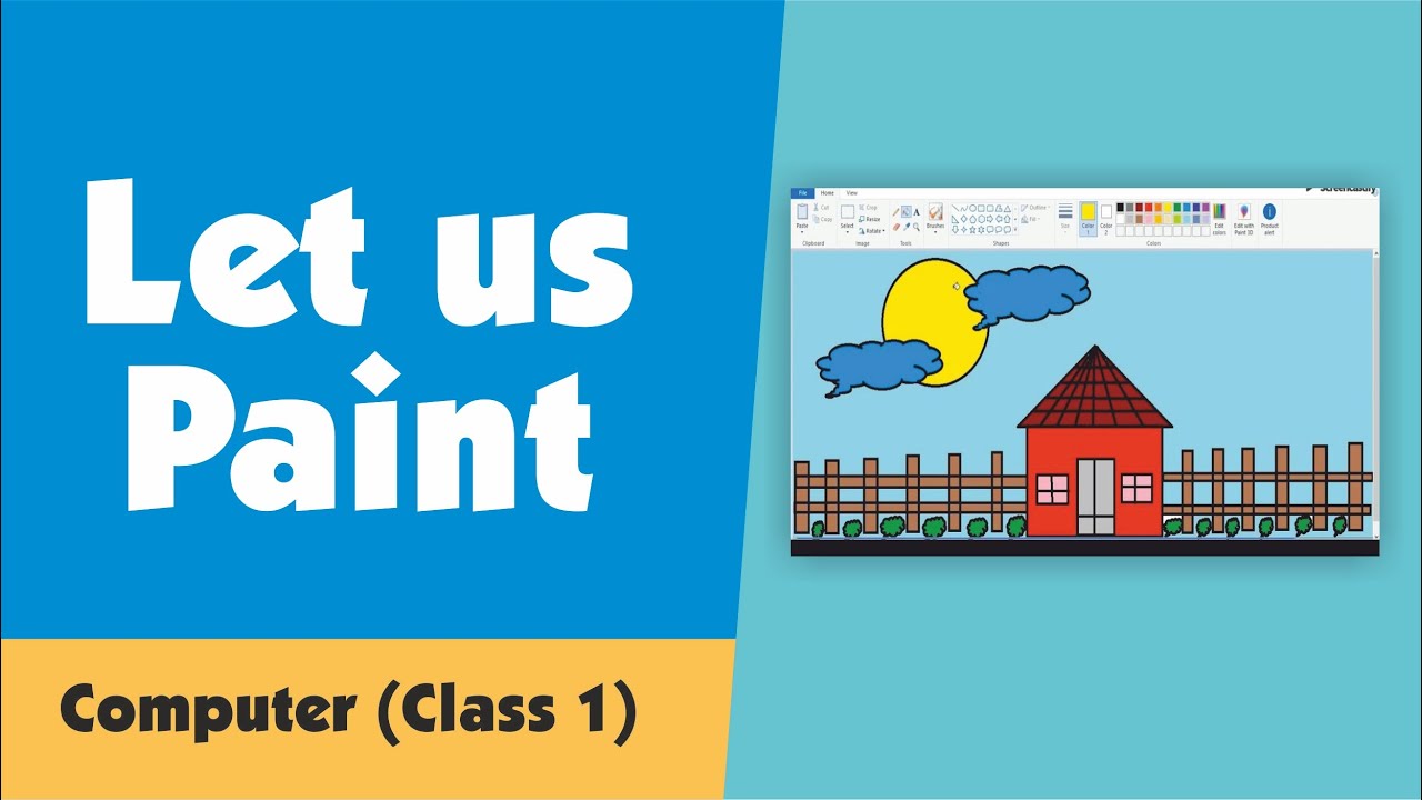 Let us Paint | Windows 10 | Computer Class 1 - YouTube
