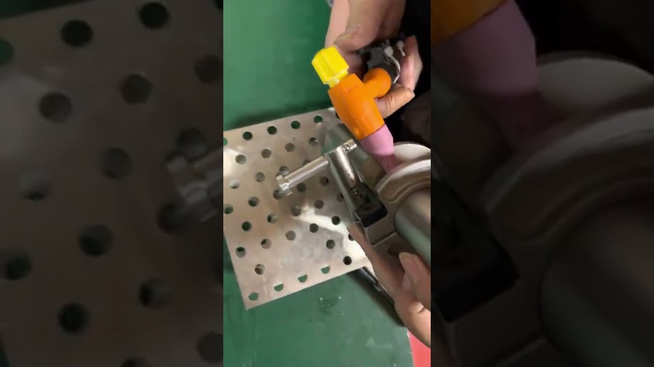 Tig tack weld clamp gfitool - YouTube