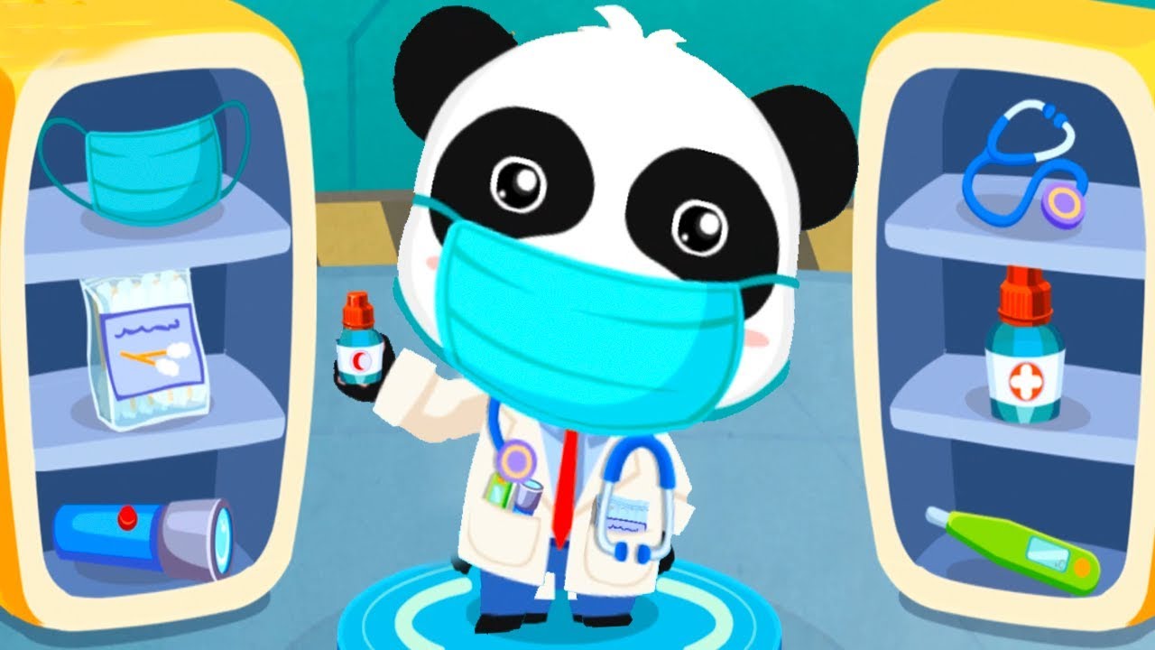 Baby Panda's Brave Jobs - Learn And Play Fun Policeman, Fireman ...