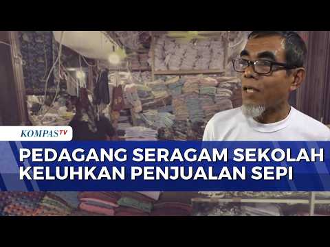 Pedagang Seragam Keluhkan Penjualan Sepi, Diduga Dampak Program Seragam Sekolah Gratis di Padang