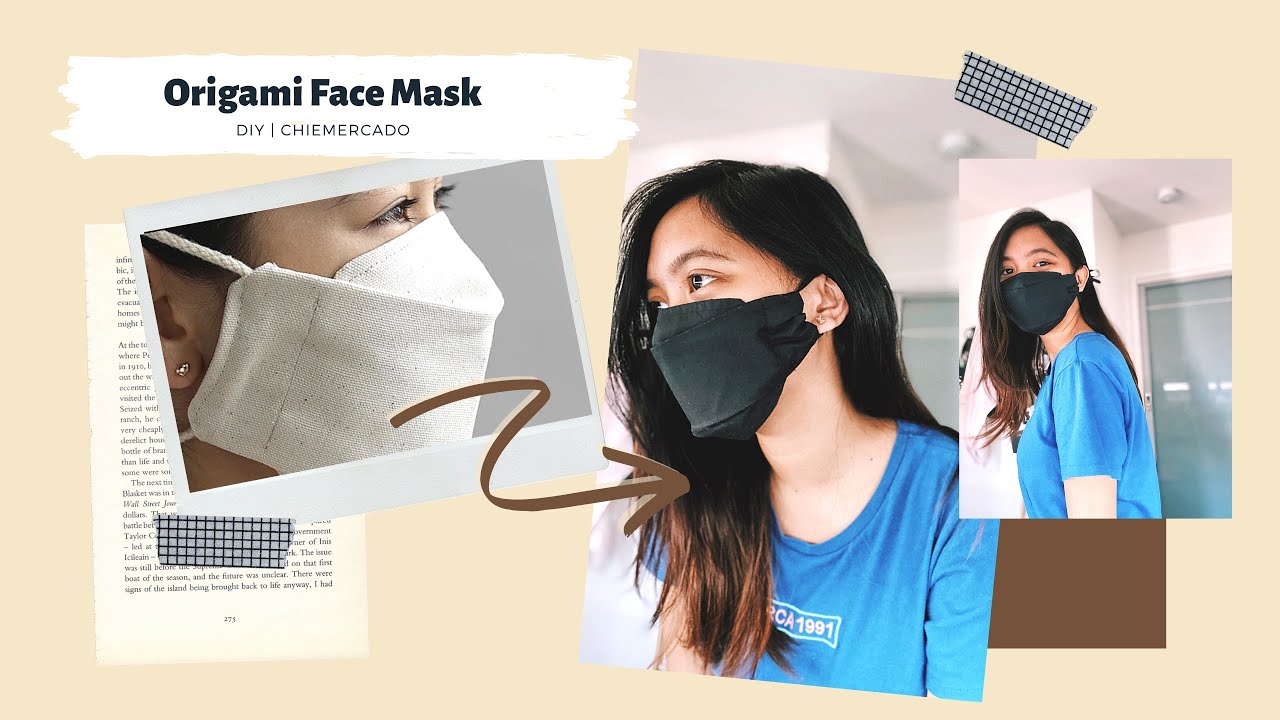 DIY | Origami Face Mask - YouTube