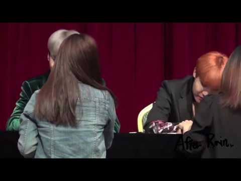161013 BTS @ SYNNARA FANSIGN — Jimin and J-Hope Focus [ HD ]